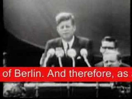 Kennedy 1963: "Ich bin ein Berliner" - Deutsch-Training